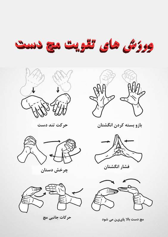 10 تمرین و ورزش برای تقویت مچ دست + همراه با عکس